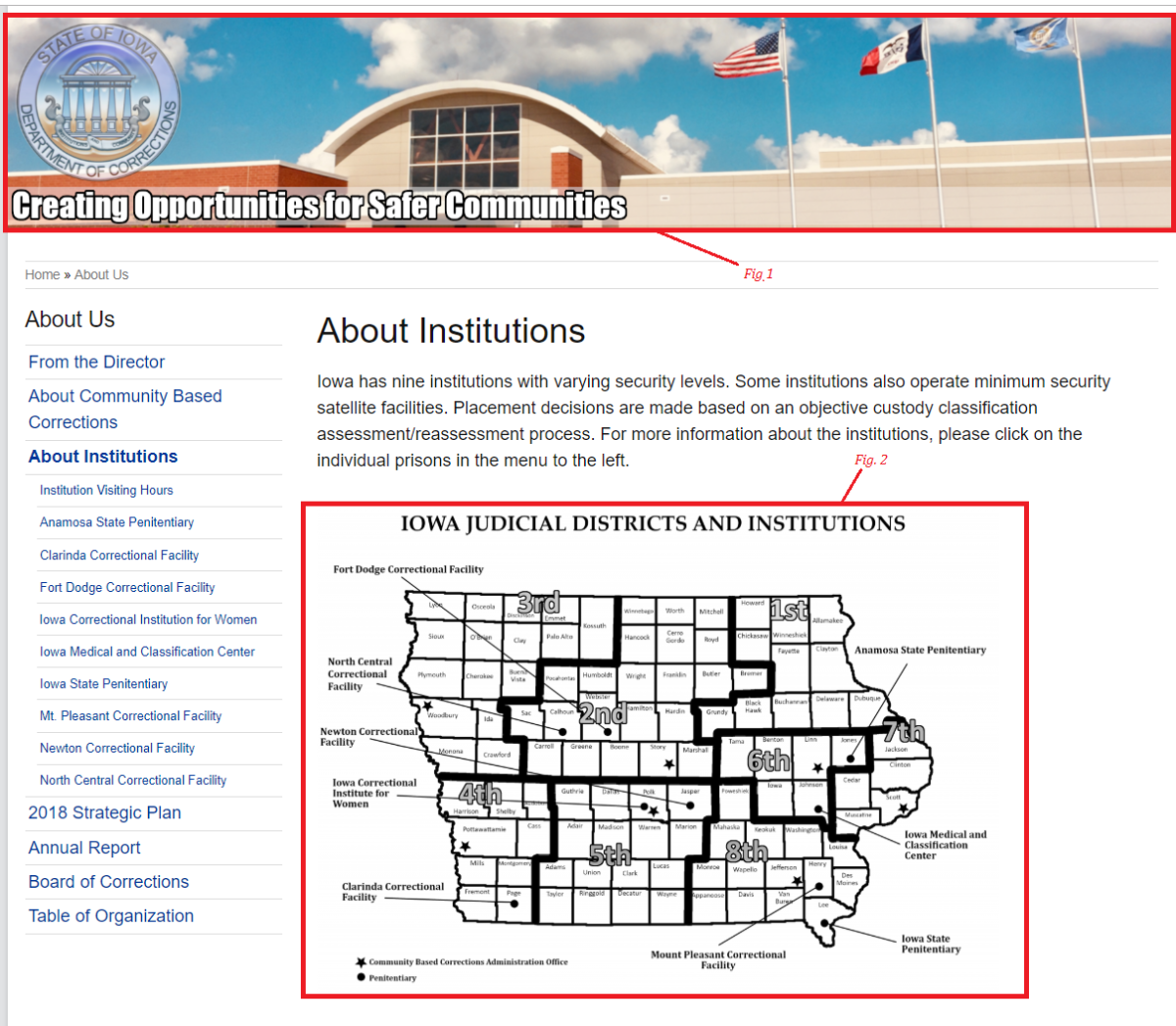 Work for the Iowa Department of Corrections – William O’Loughlin